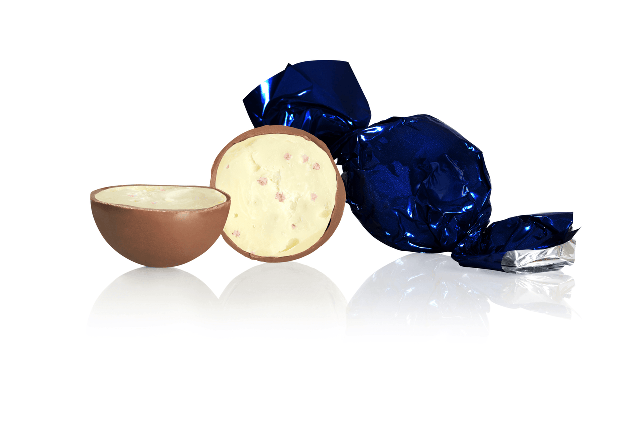 6stk Fyldt Cocoture chokoladekugle - flødechokolade m/pom granatæble ...