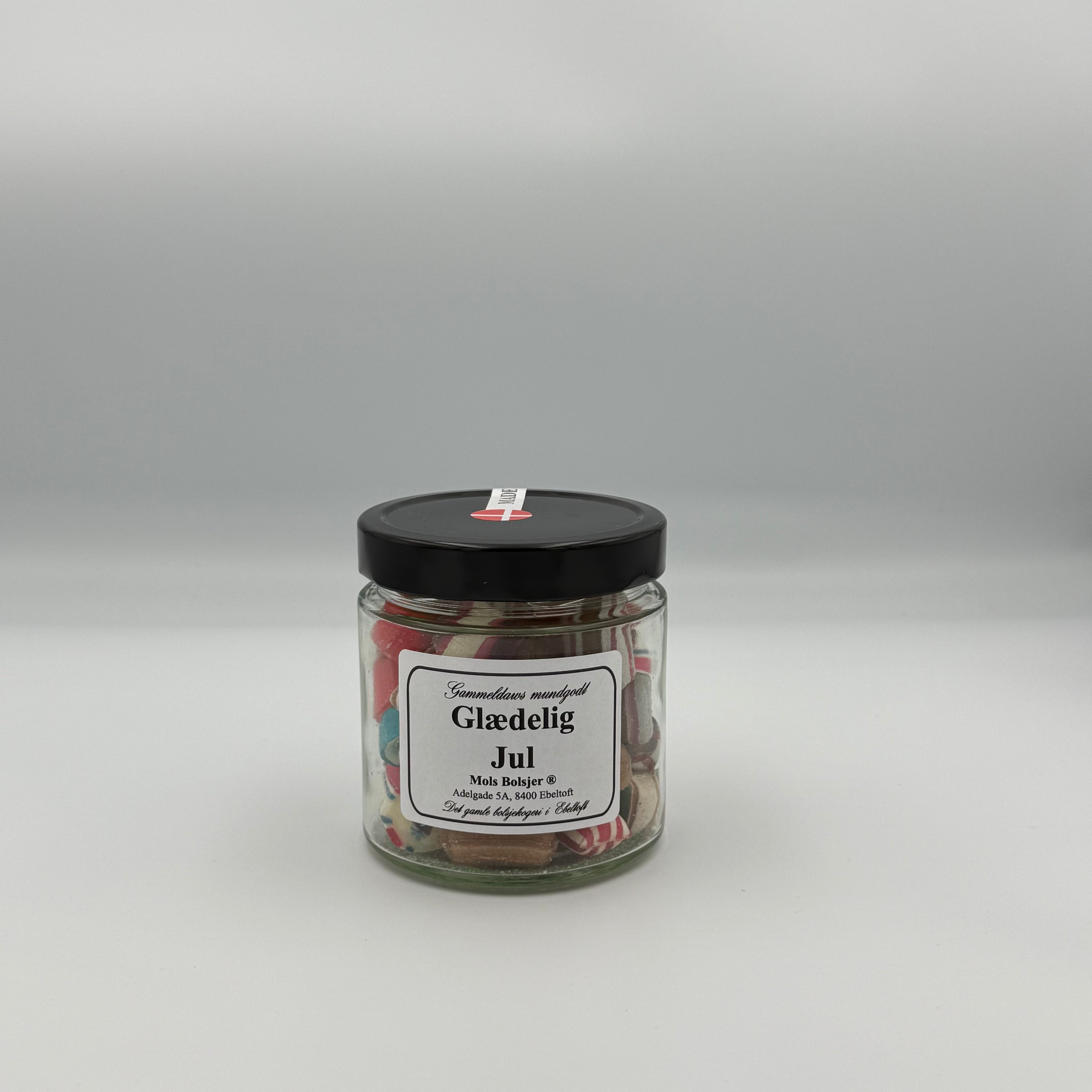Blosje glas 200gr. Jule Blanding – Mols Bolsjer